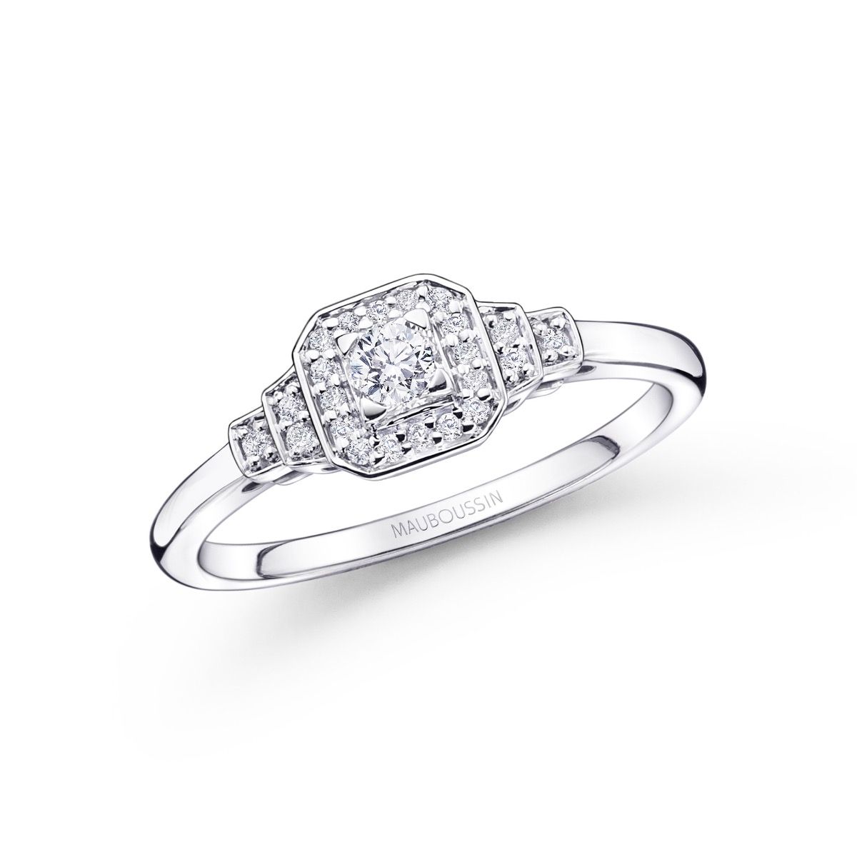Mauboussin Solitaire Un Automne 1930 N°2 Taille 54
